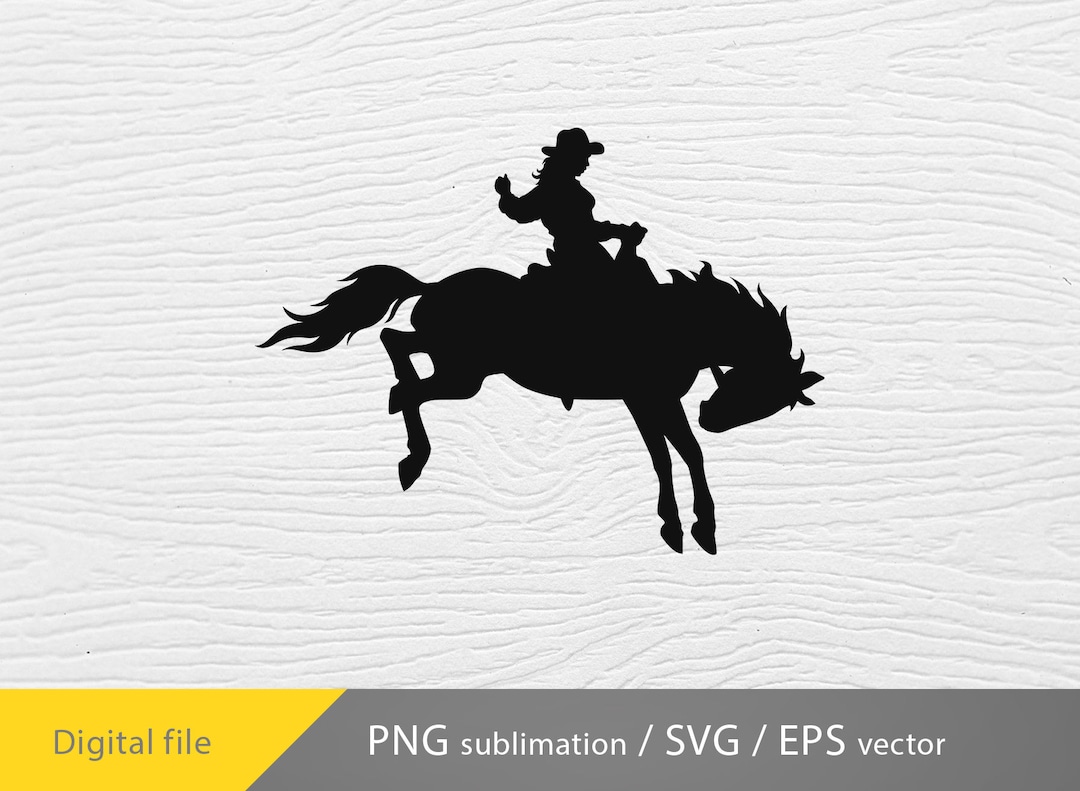 Cowgirl Svg, Cowgirl Rodeo Png, Rodeo Horse Svg, Cricut File - Etsy