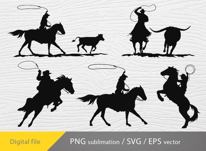 Roping Cowboy Svg, Roping Team Rodeo Svg, Cowboy Life Svg, Cricut File ...