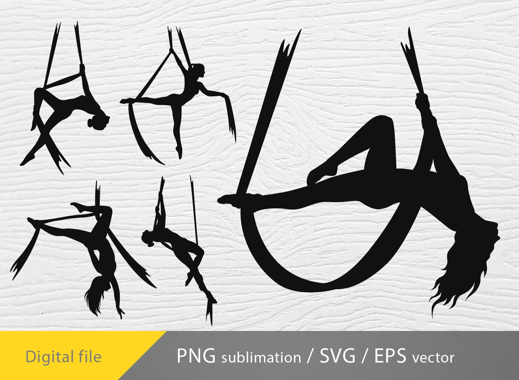 Aerialist SVG, Aerialist Bundle SVG, Acrobat SVG, Aerial Acrobat Svg ...