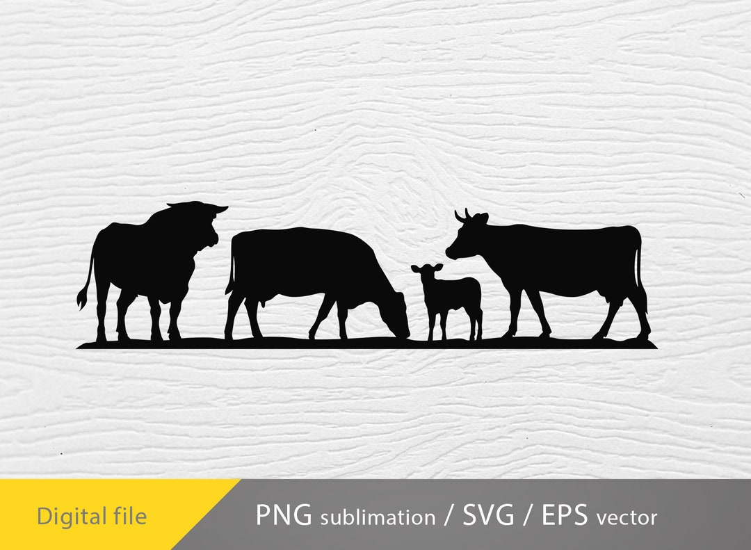 Cattle SVG, Cattle PNG, Cow Svg Cricut File, Farm Life SVG - Etsy