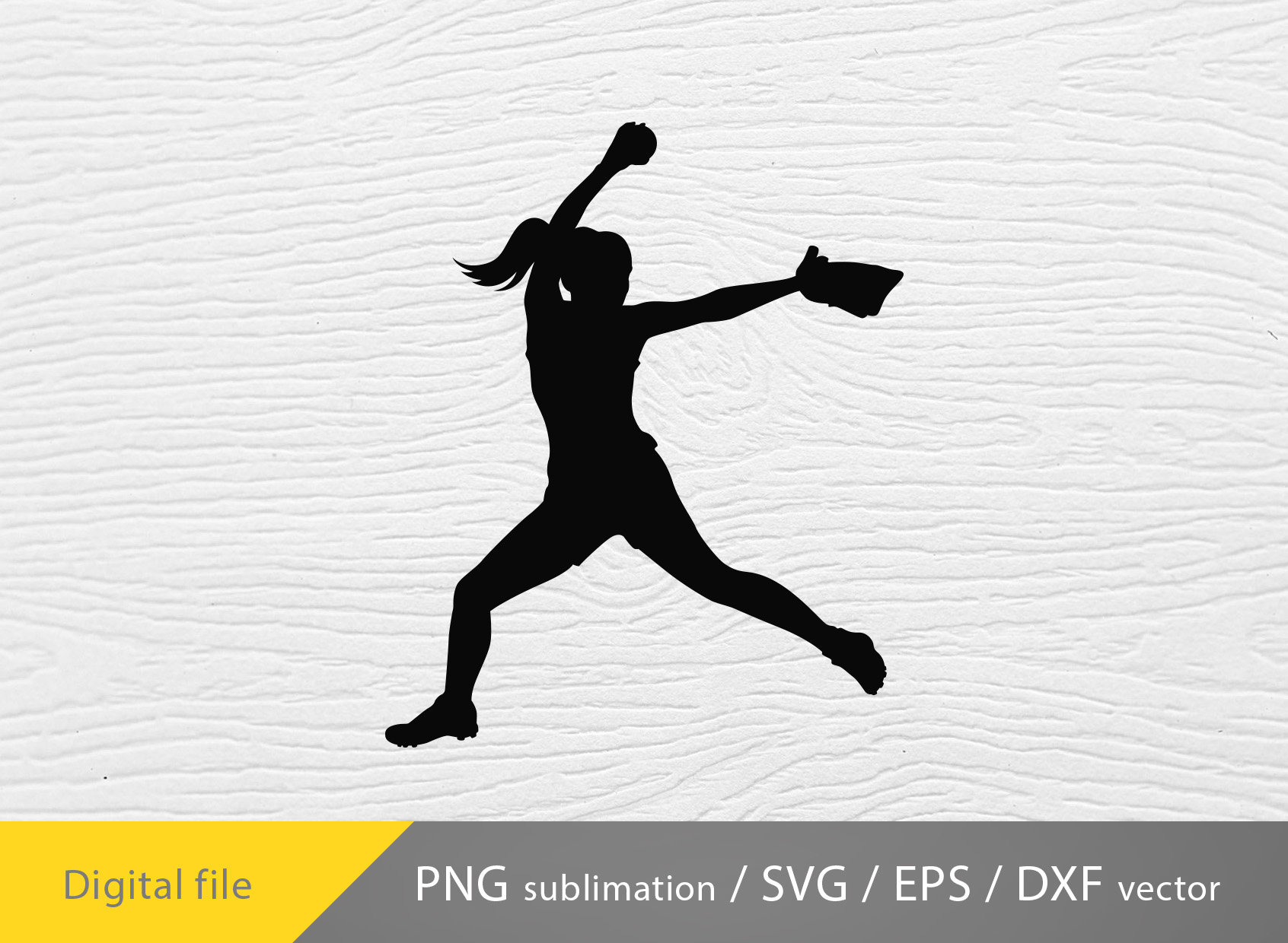 Female Baseball Pitcher Svg, Baseball Pitcher Png, Cricut File ...