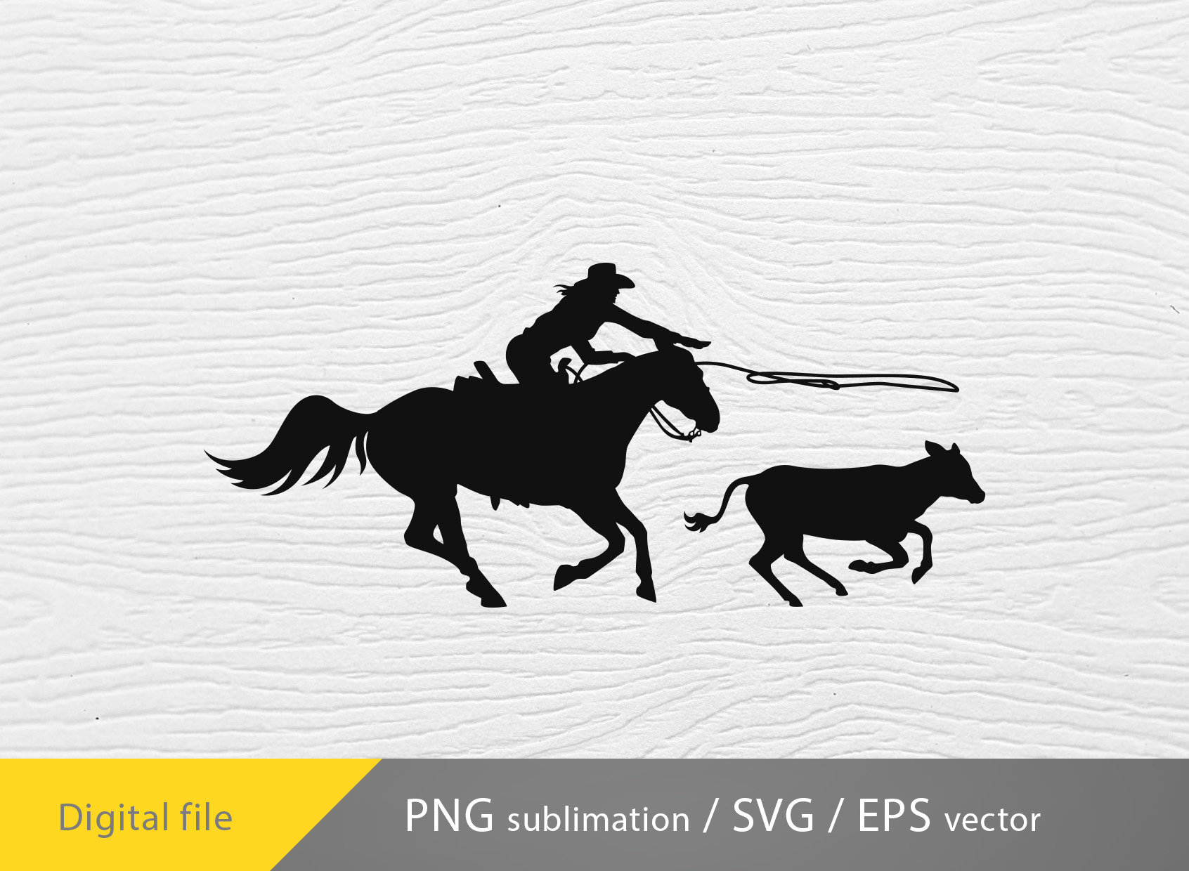 Roping Cowgırl Svg, Cowgırl Life Svg, Cricut File, Roping Rodeo Png - Etsy