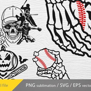 Baseball Halloween Svg, Baseball Skeleton Svg, Baseball Halloween Shirt ...