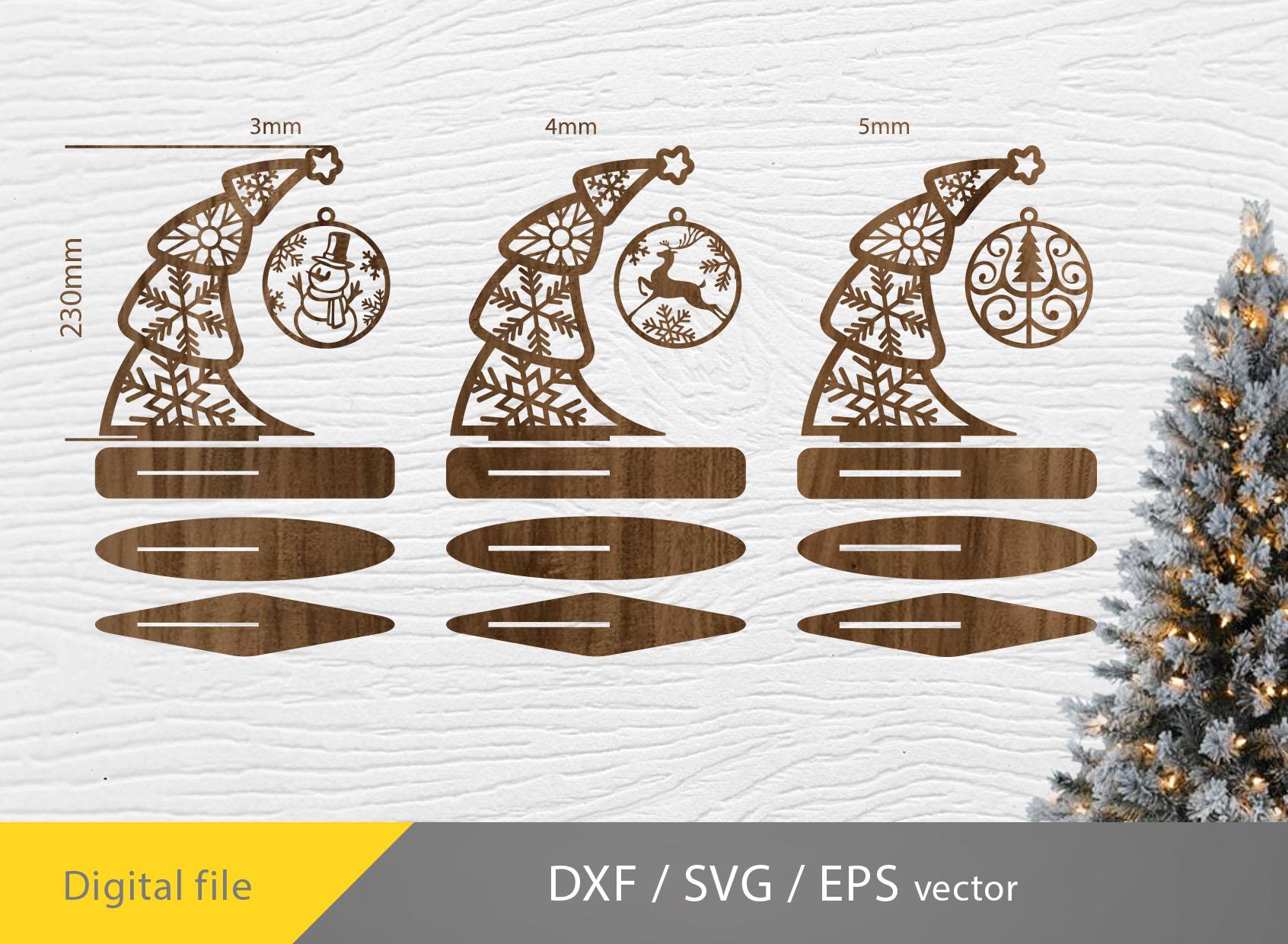 Nativity Scene Svg, Laser Cut Nativity Tree & Stand, Christmas Tree Svg ...