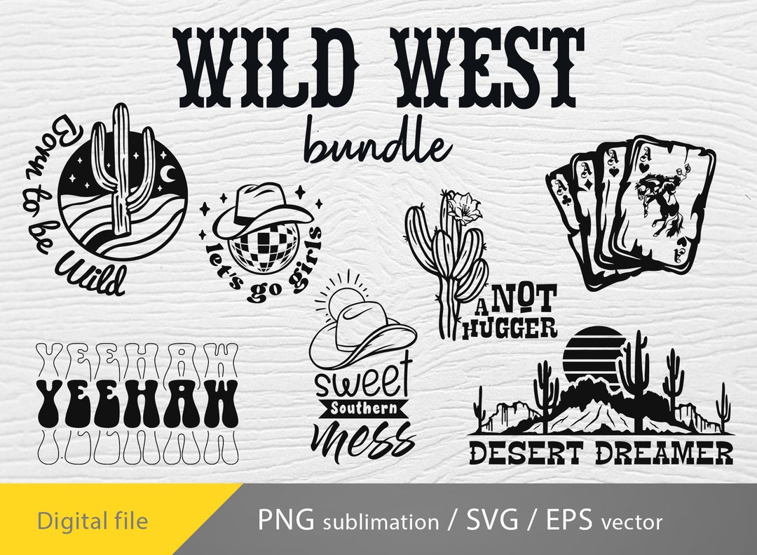Western Design Bundle Svg, Southern Bundle Svg, Country Bundle, Cowboy ...