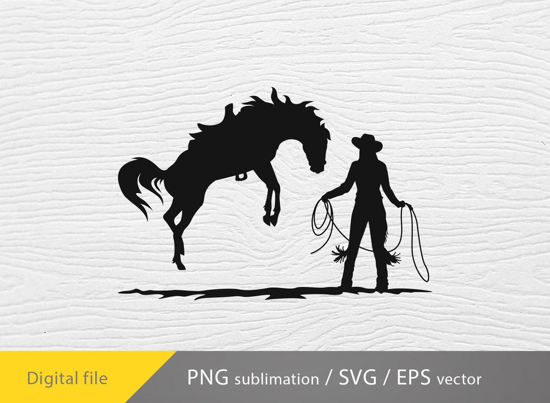 Cowgirl Svg, Cowgirl Png, Cowgirl Rides a Horse Svg, Western Girl Svg ...