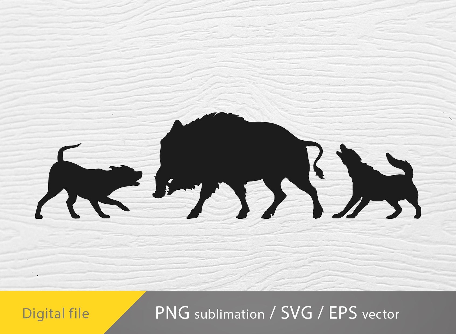 Hog Hunting Png, Hounds and Wild Boar Svg, Hounds and Hog Png - Etsy
