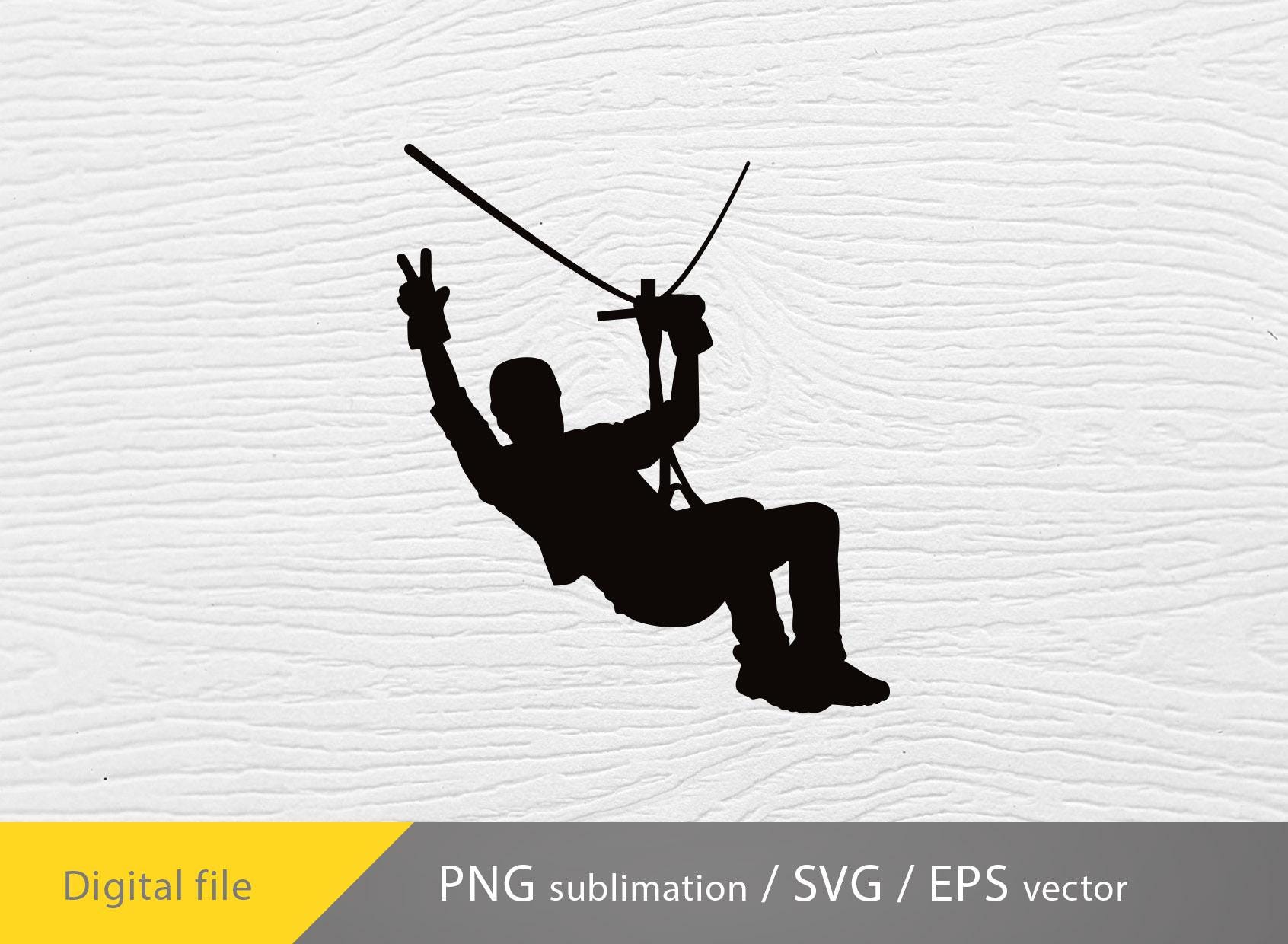 Ziplane Svg Bundle, Zip Lane Png, Ziplining Extreme Svg, Thrilling Svg ...