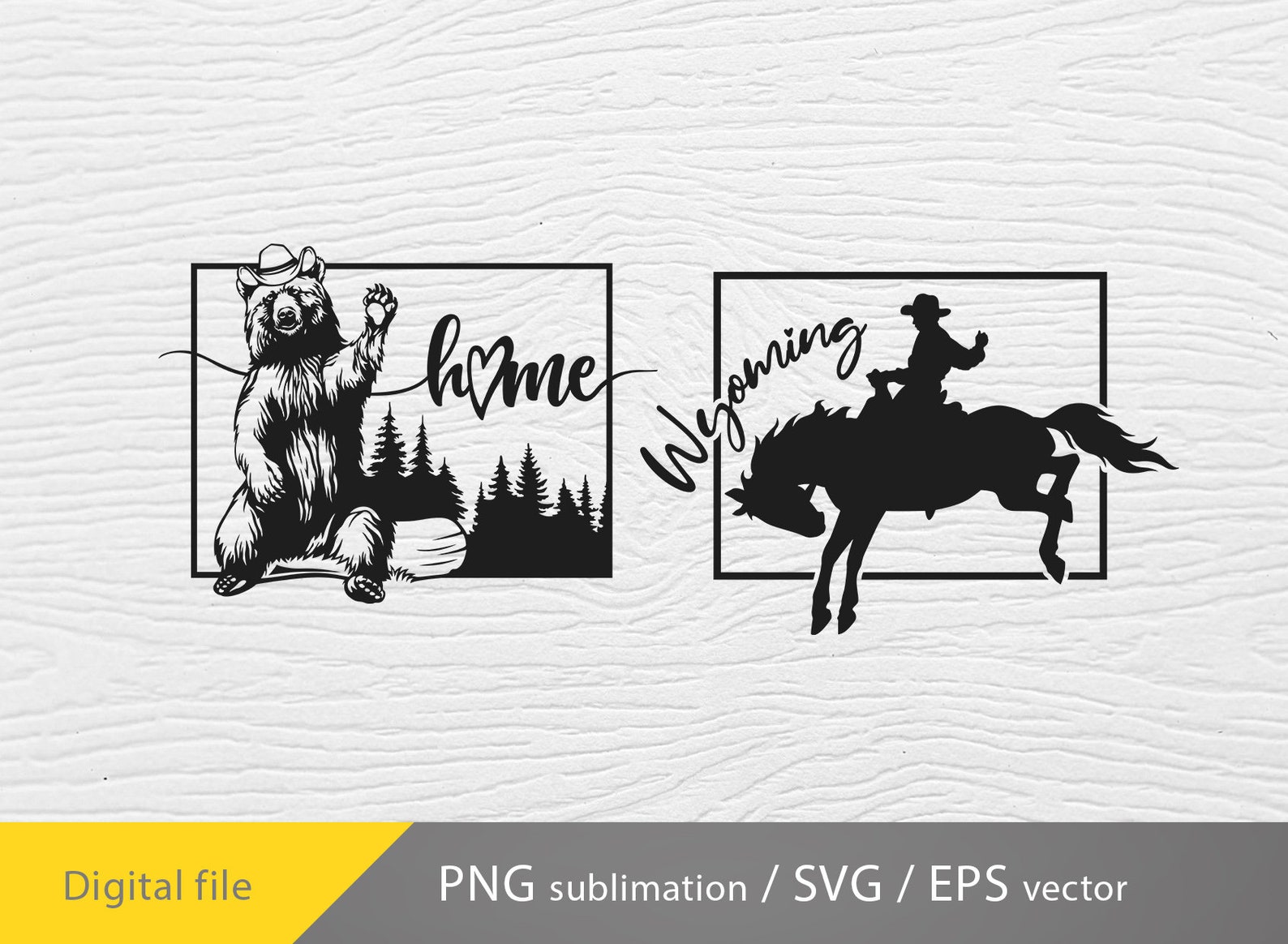Wyoming State SVG, Cut File Cricut, Wyoming Silhouette, Wyoming PNG ...