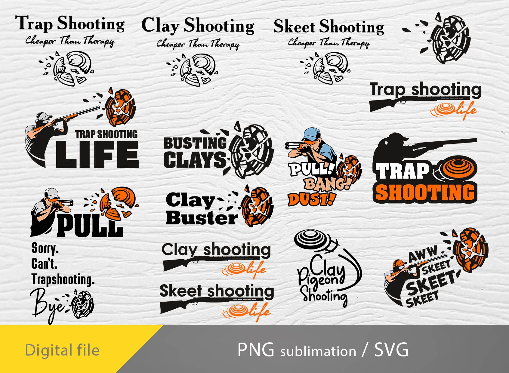 Trapshooting Bundle Svg, Clay Target Svg, Trapshooting Svg, Skeet ...