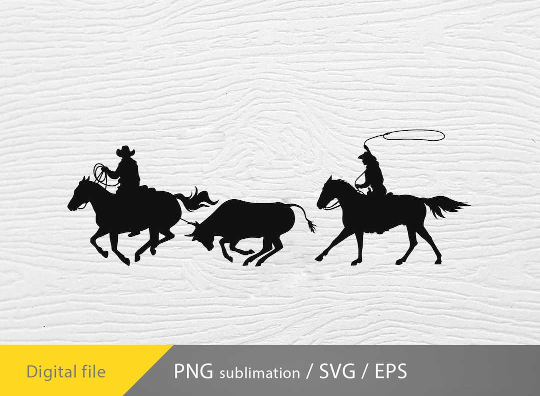 Roping Cowboy Svg, Roping Team Rodeo Svg, Cowboy Life Svg, Cricut File ...