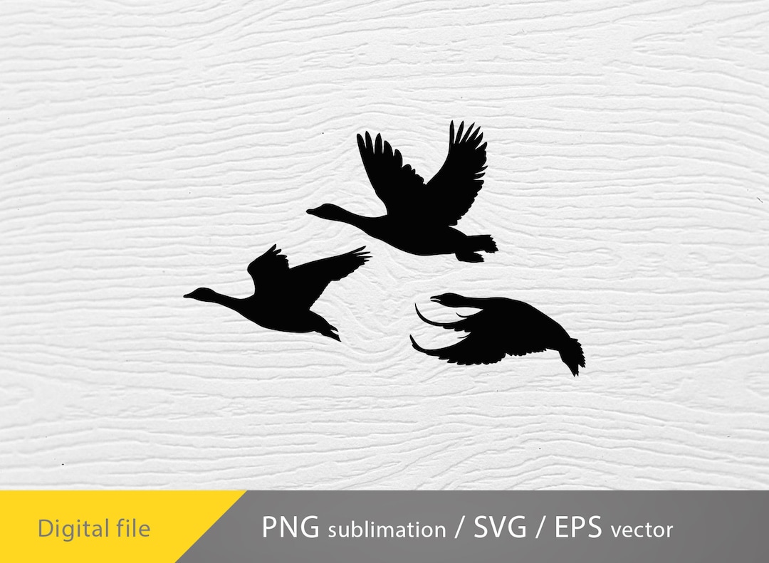 Geese Flying Svg, Geese Flying PNG, Cricut File - Etsy