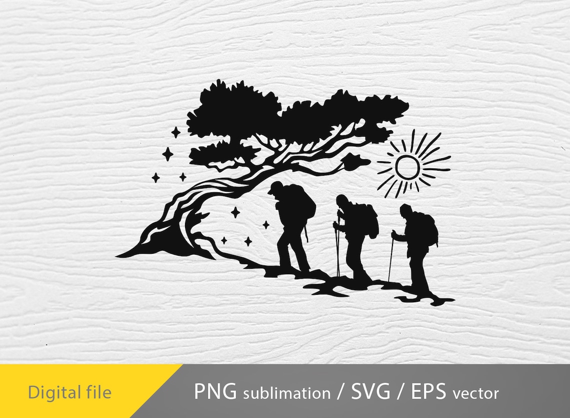 Hiking SVG, Hiking Png, Hiking Svg Files for Cricut, Hiking Svg Cut ...