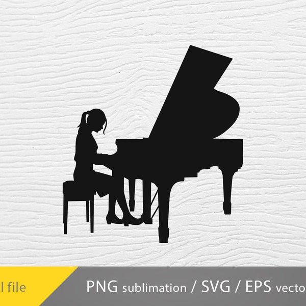 Piano Svg - Etsy
