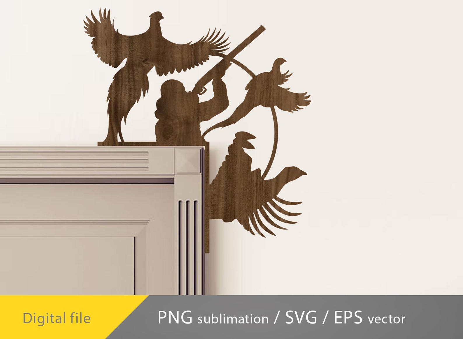 Hunting Door Corner SVG Bundle, Deer Door Corner SVG, Home Decor Svg ...