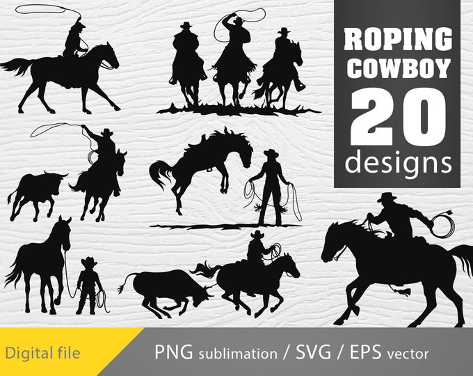 Rodeo Bundle SVG Design for Cricuts and Silhouettes - Etsy Canada
