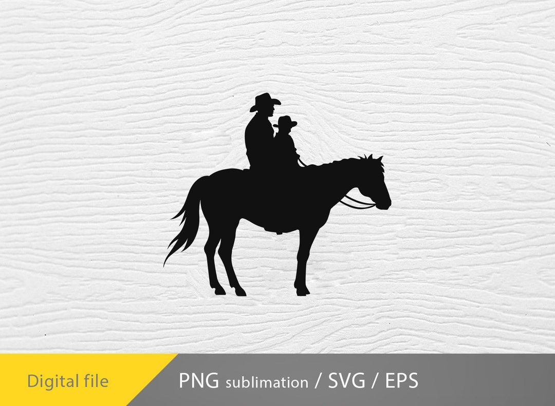 Cowboy Family Svg, Father and Son Png, Ranch Life Svg, Cricut File - Etsy