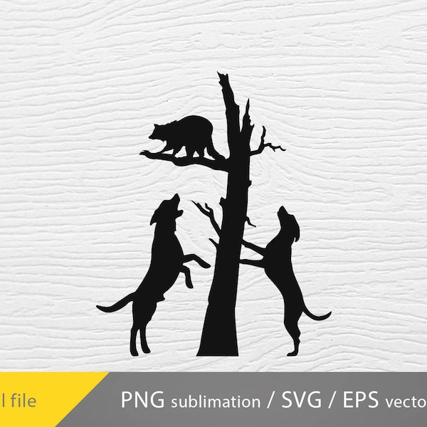 Coon Hunting Svg - Etsy