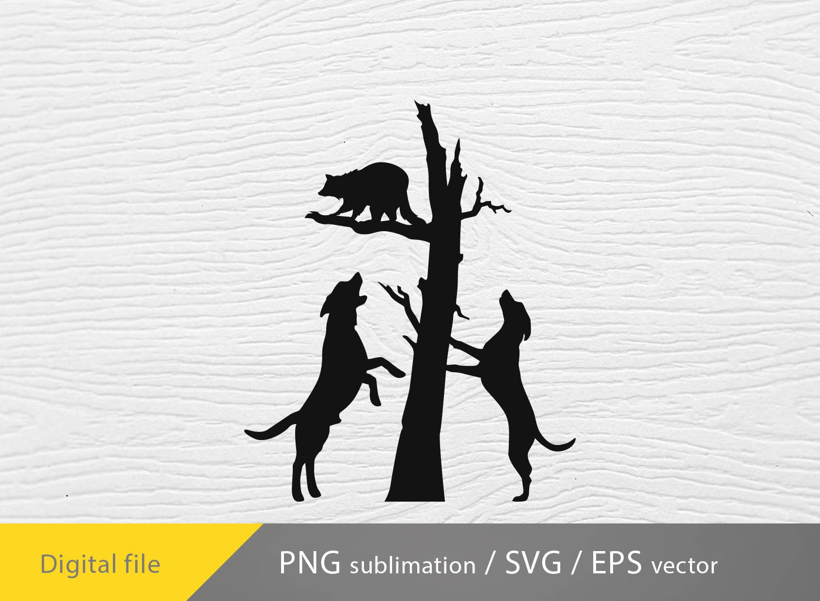Coon Hunting SVG, Hound and Coon Svg, Coon Hunting Png, Hunting Scene ...