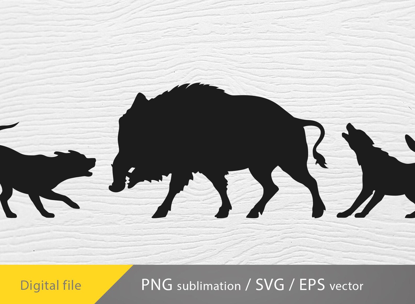 Hog Hunting Png, Hounds and Wild Boar Svg, Hounds and Hog Png - Etsy
