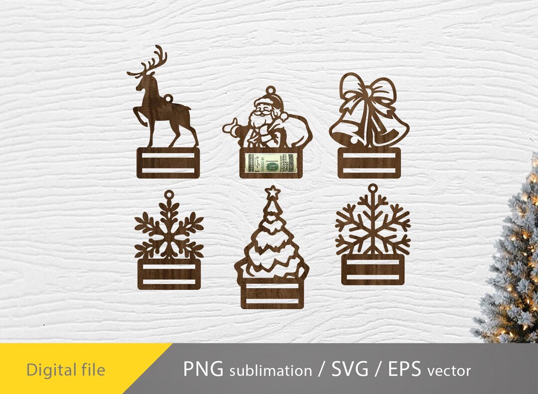 Christmas Money Svg Bundle, Money Sing Christmas Decor, Christmas Money ...