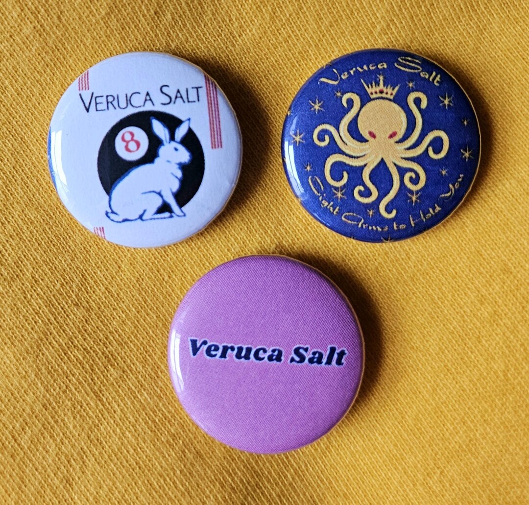 Veruca Salt (grunge / Alt-rock Band) Three 25mm (1 Inch) Button Pin ...