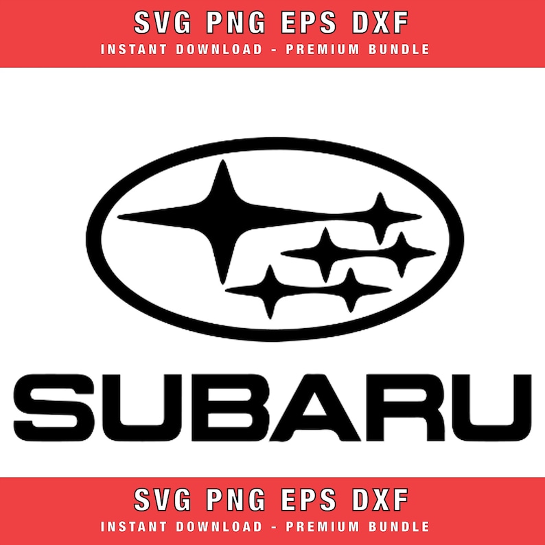 Subaru Logo Car Logo Png Pdf Eps Dxf Svg Cricut Cut File - Etsy