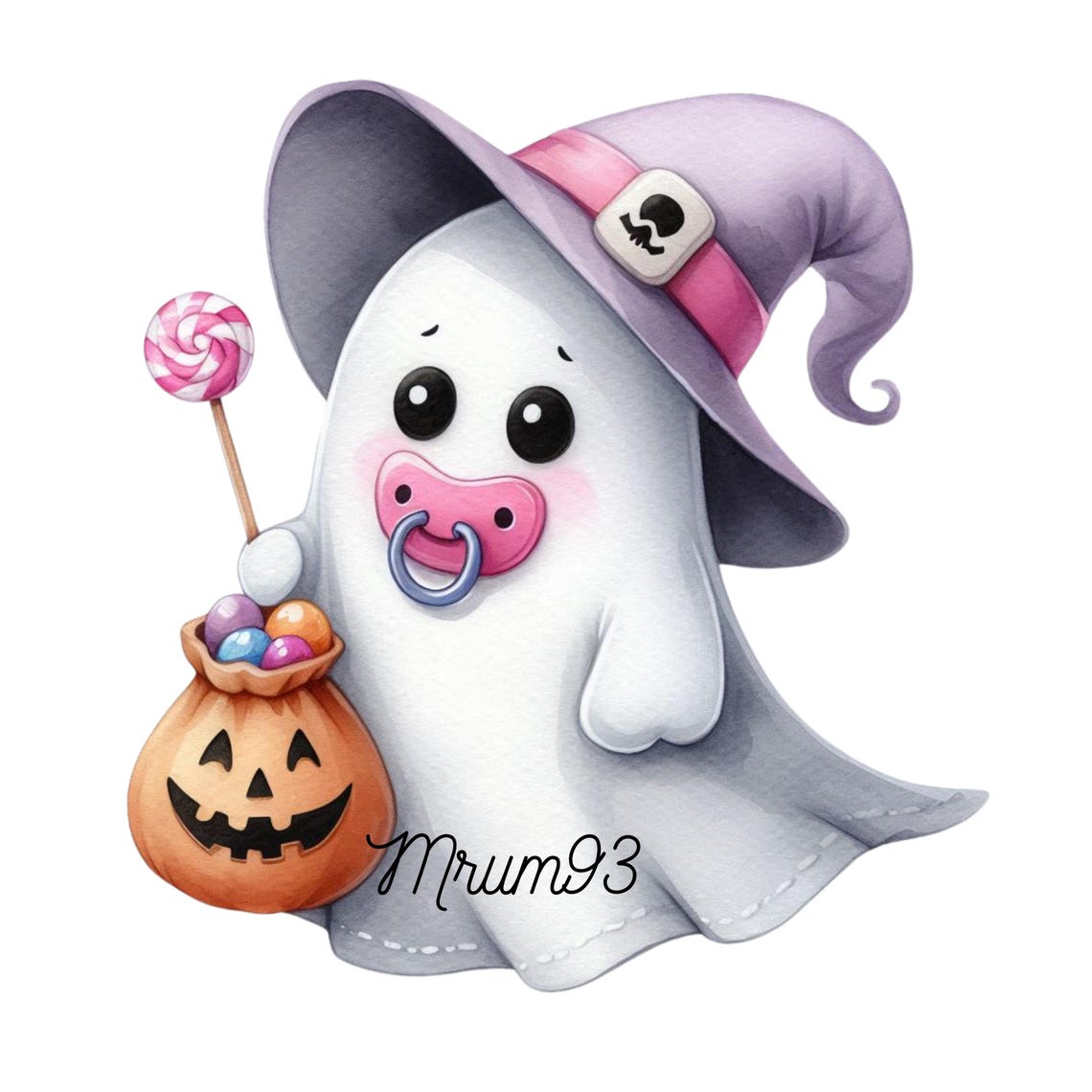 Halloween Baby Ghost PNG Clipart, Spooky Coquette Style Design, Cute ...