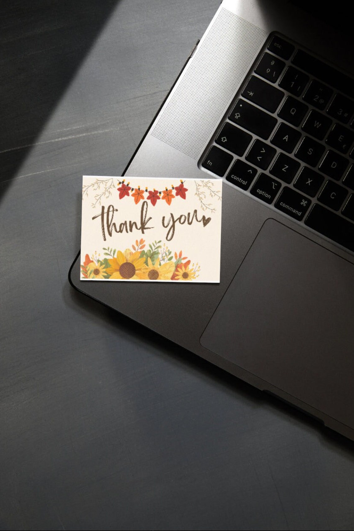 Thank You Printable Card, Instant Download PDF, Halloween Thank You ...