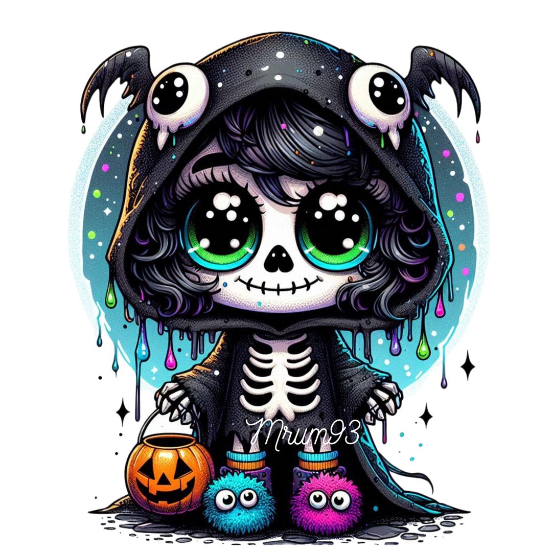 Halloween Monster Clipart PNG, Cute Halloween Character, Digital ...