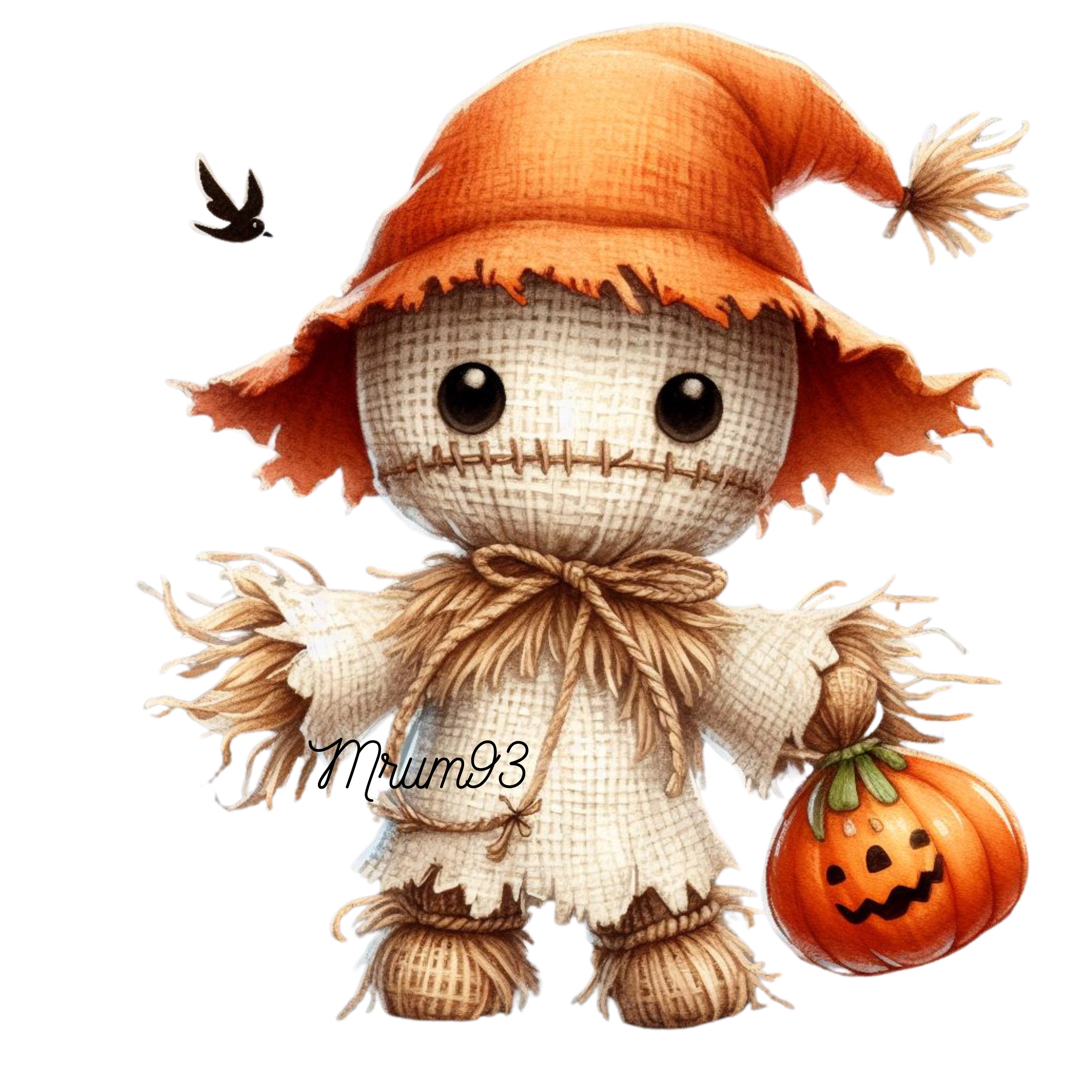 Halloween Monster Clipart PNG, Cute Halloween Character, Digital ...