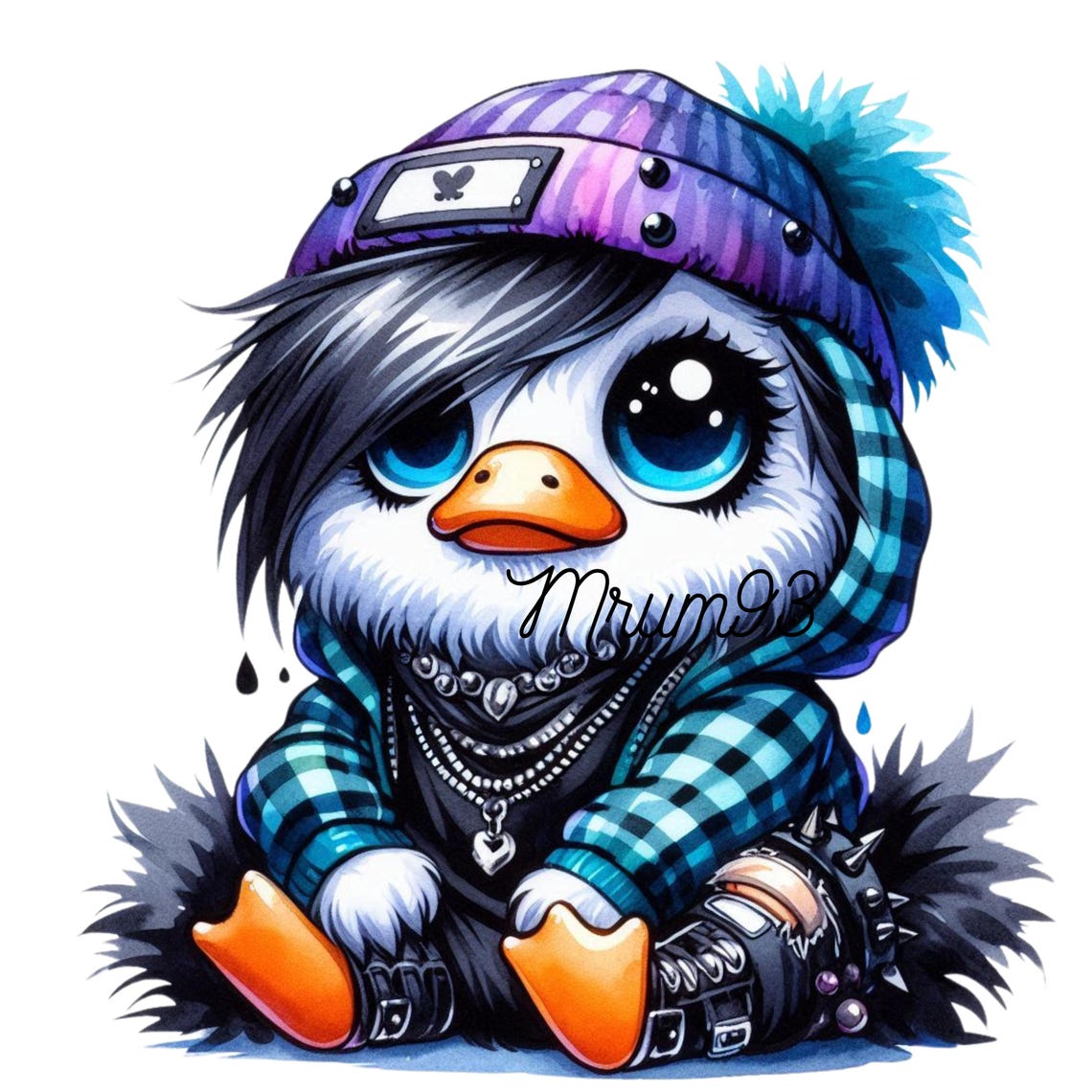 Emo Gothic Animals PNG Digital Download Clipart, Dark Aesthetic Clip ...