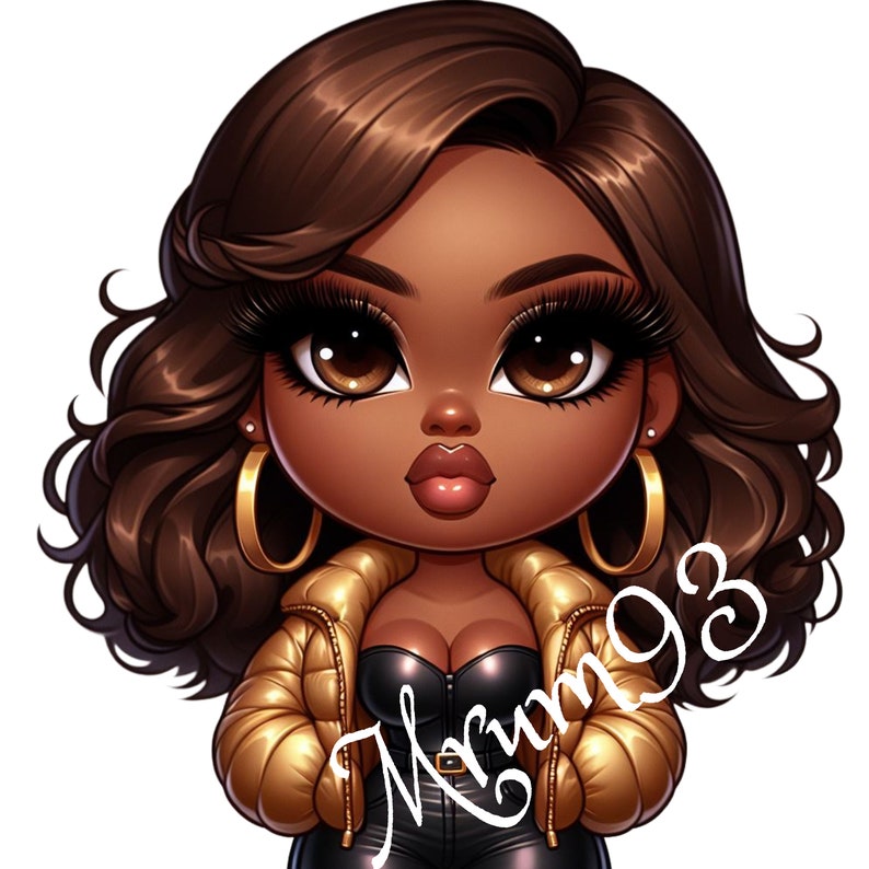 5 Exclusive Chibi-style Woman PNG Files With Transparent Background ...