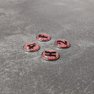 Cowboy Leather Letters and Numbers Glass and Metal Token Pack - Etsy