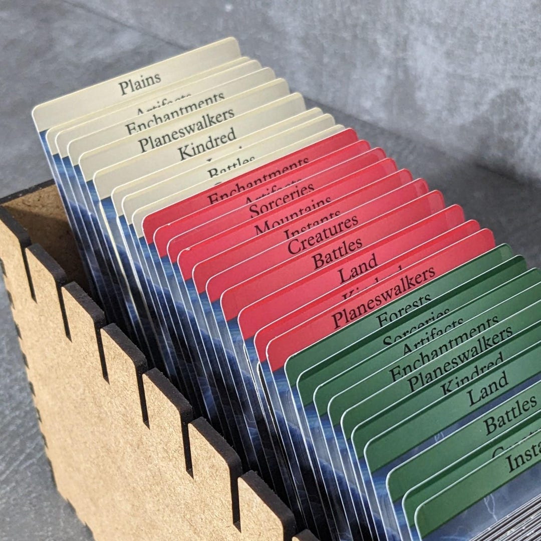 Magic the Gathering Inspired Unofficial Vertical Card Divider Packs - Etsy