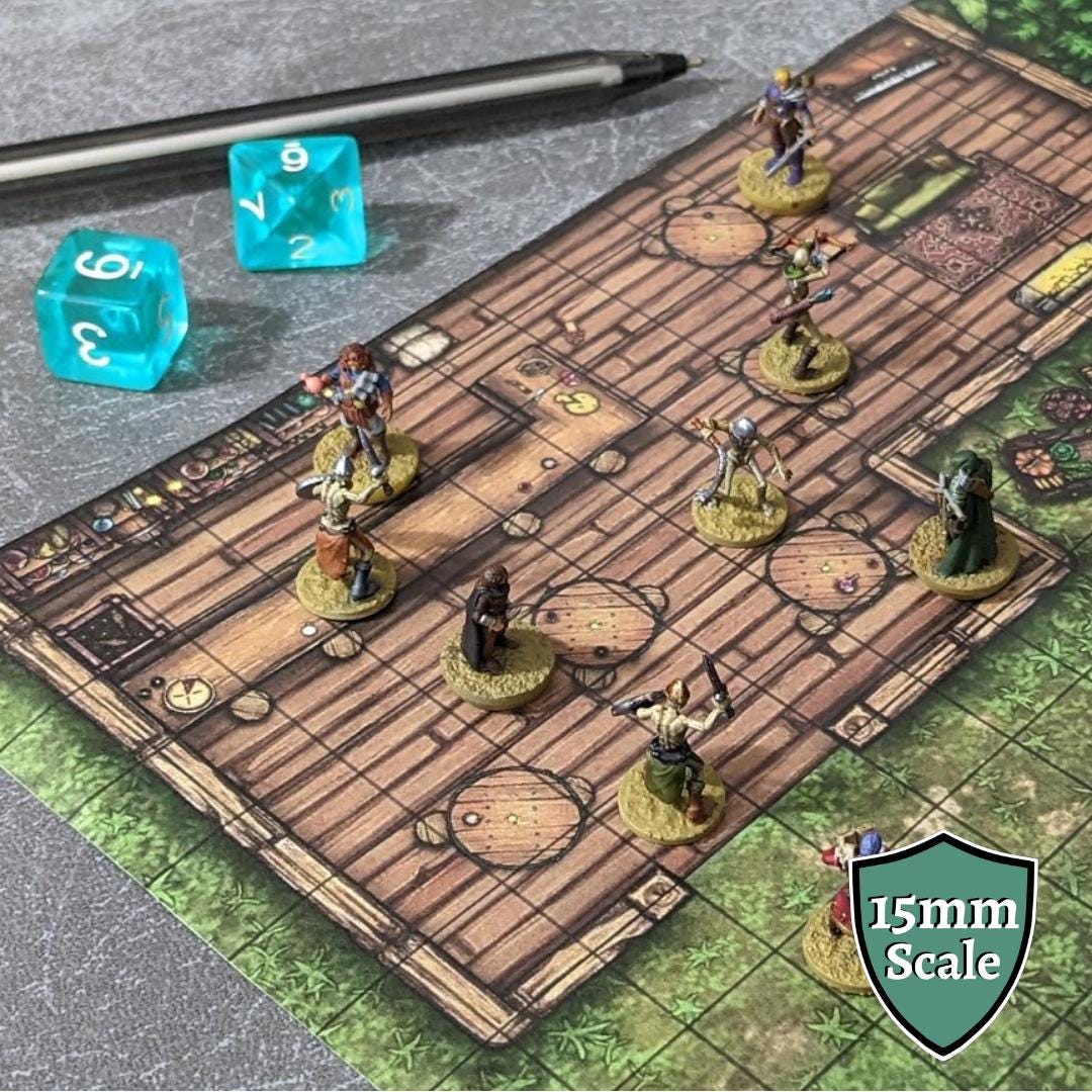 Mix and Match Monsters 15mm Unpainted Pocket Dungeons and Dragons Tiny ...