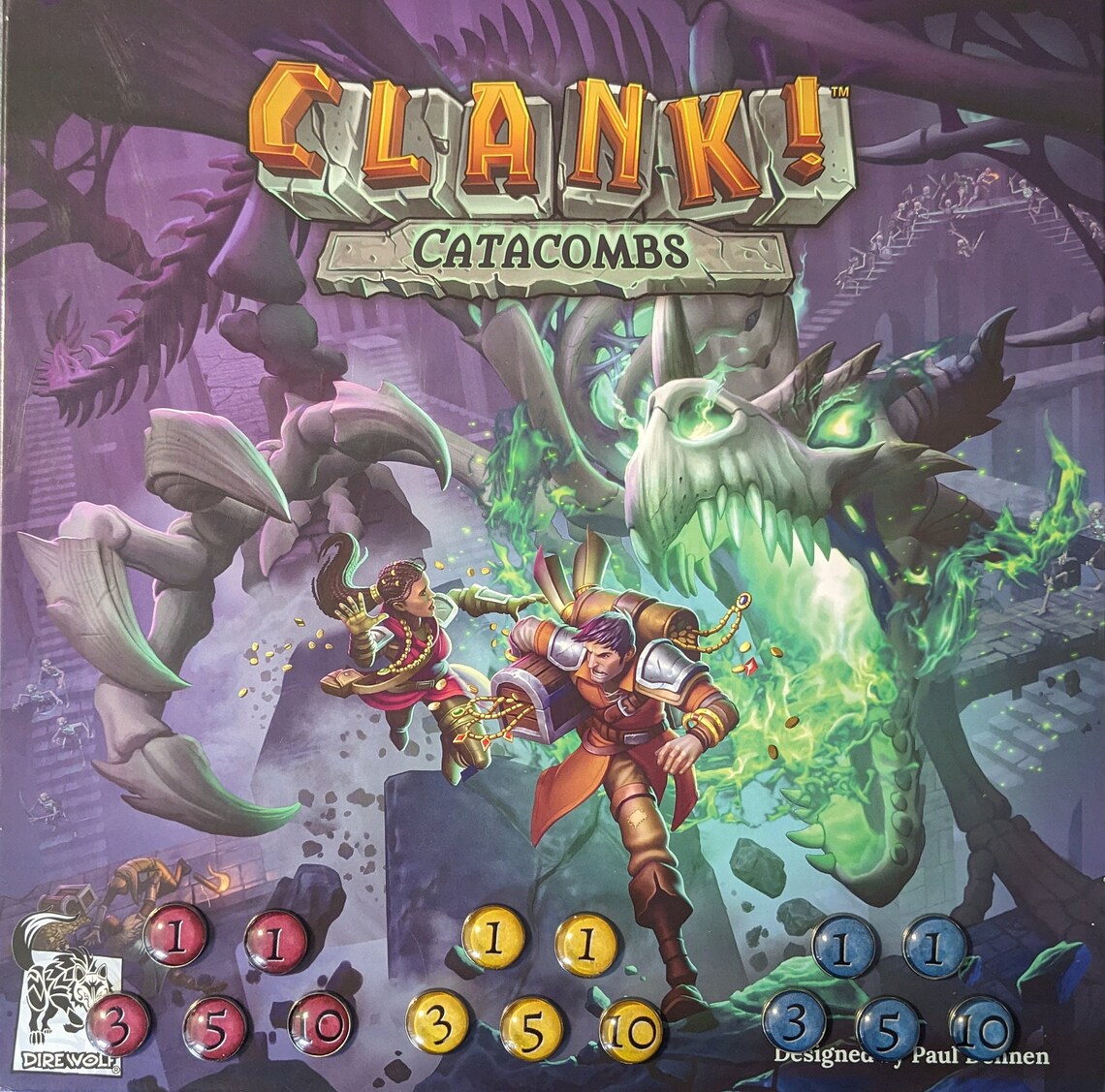 Clank New Stat Tracker Board Game Glass and Metal Token Pack - Etsy