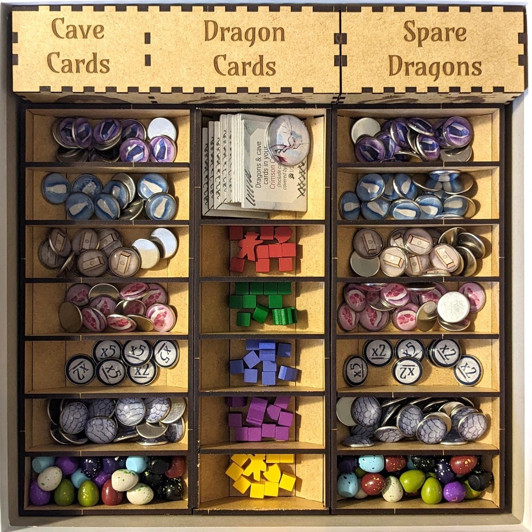 Wyrmspan Board Game Box Insert Organiser Unofficial Storage Solution - Etsy