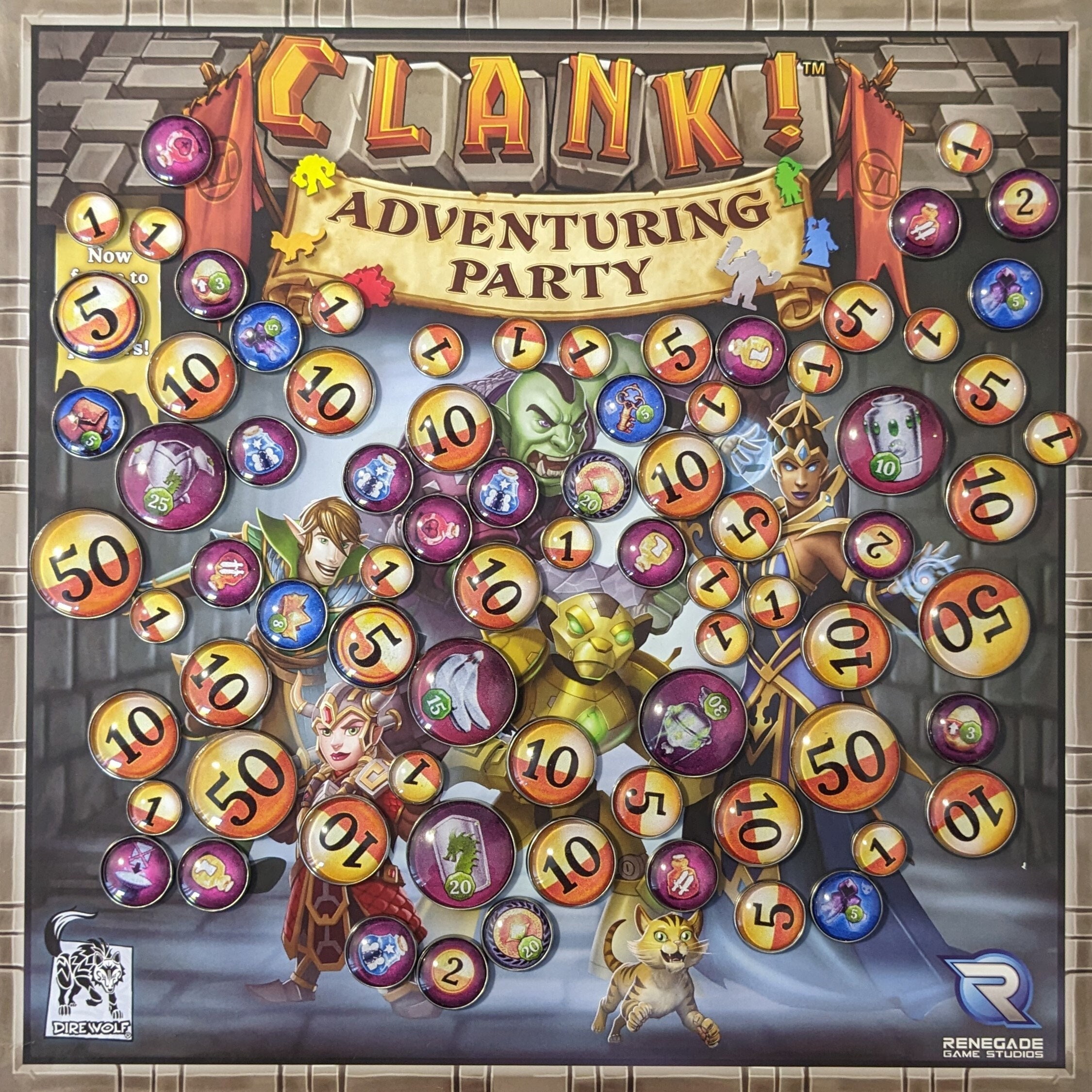 Clank Adventuring Party Board Game Inspired Unofficial Glass and Metal Token Pack - Etsy