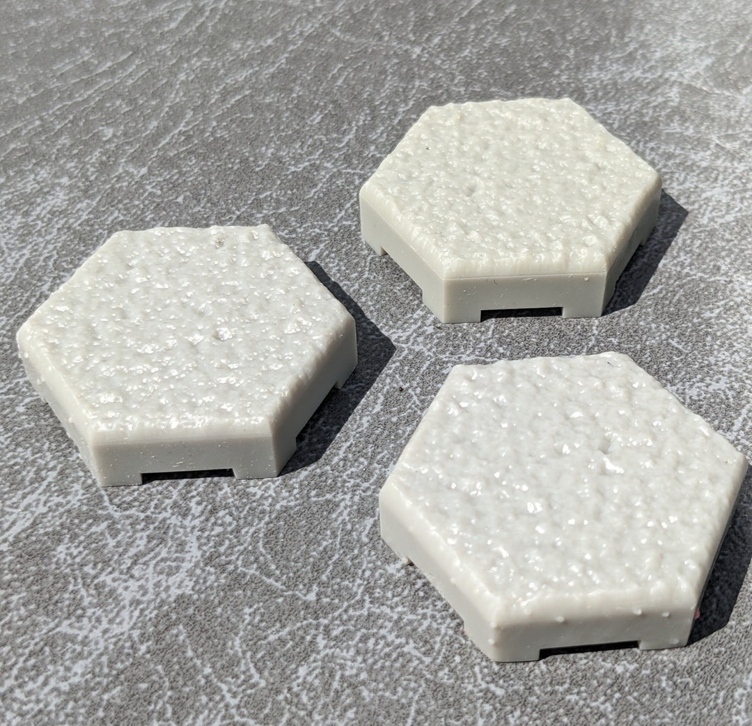20 Pack Clickable Hex Terrain Tile Modular Terrain System - Etsy