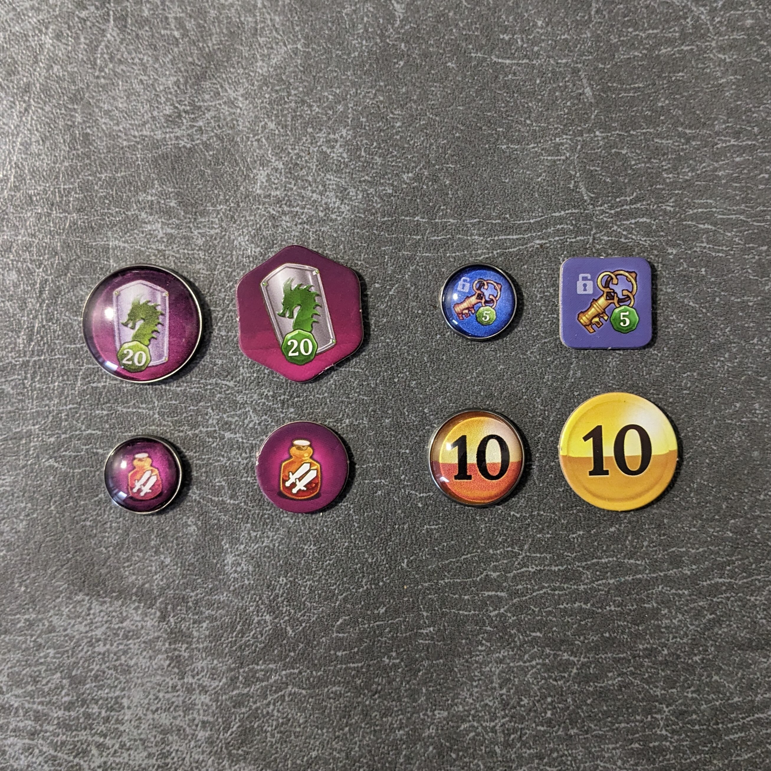 Clank Adventuring Party Board Game Inspired Unofficial Glass and Metal ...