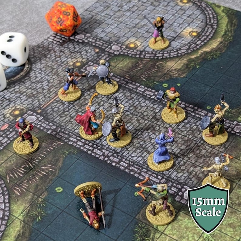 Mix and Match Characters 15mm Unpainted Pocket Dungeons and Dragons ...