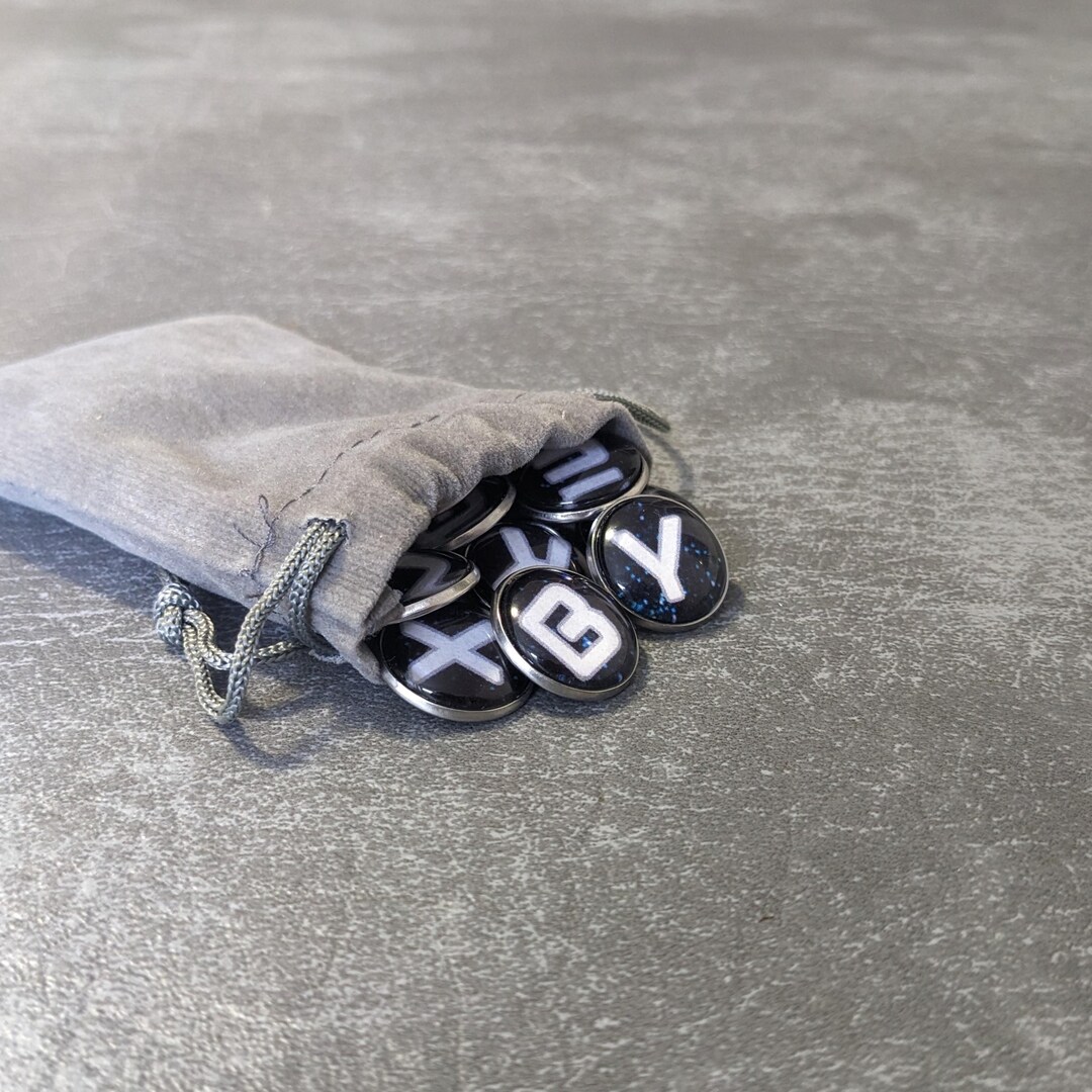 Space Galaxy Letters and Numbers Glass and Metal Token Pack - Etsy