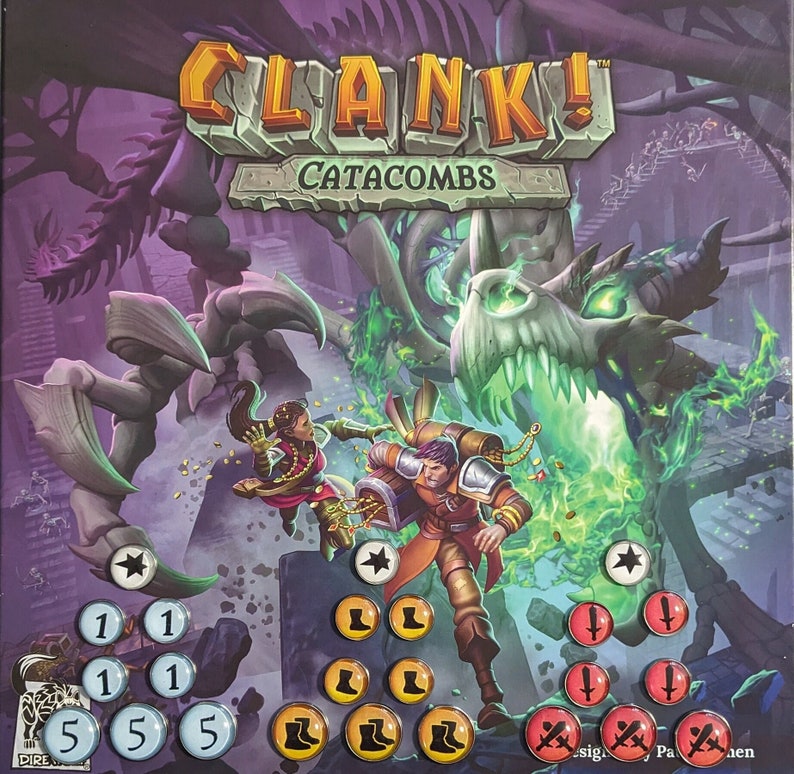Clank New Stat Tracker Board Game Glass and Metal Token Pack - Etsy