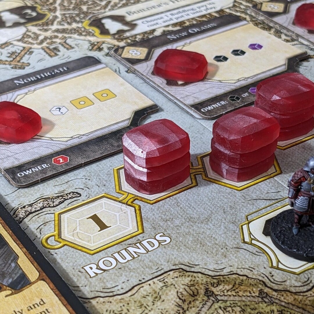 Lords of Waterdeep Victory Point Token Inspired Unofficial Magnetic ...