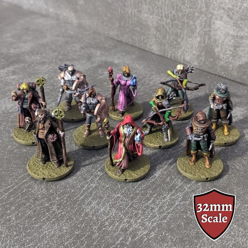 D&d Unpainted Figures - Etsy UK
