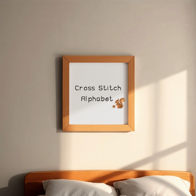 Pixel Art Alphabet Cross Stitch Pattern, Retro Font (PDF Pattern) - Etsy