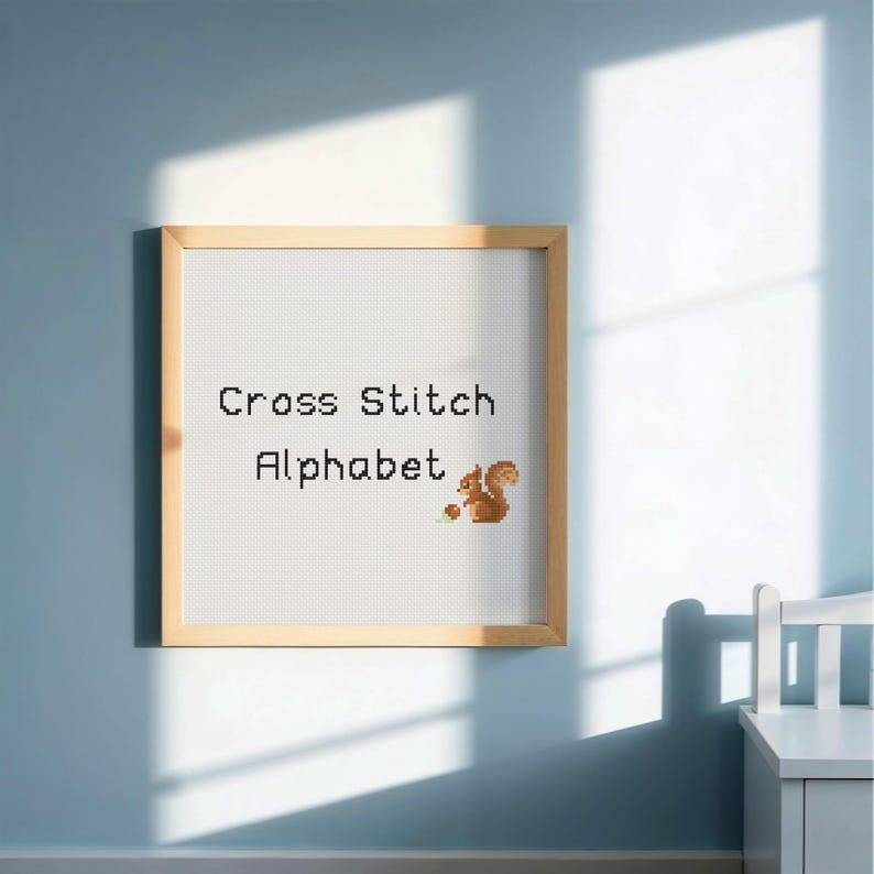 Pixel Art Alphabet Cross Stitch Pattern, Retro Font (PDF Pattern) - Etsy