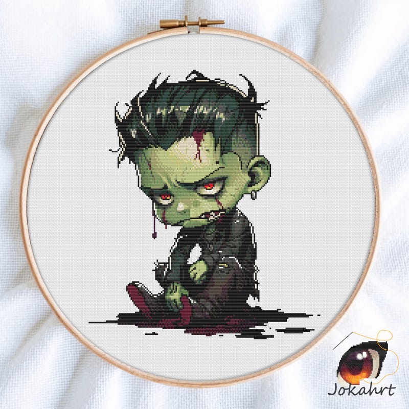 Zombie Cross Stitch - Etsy