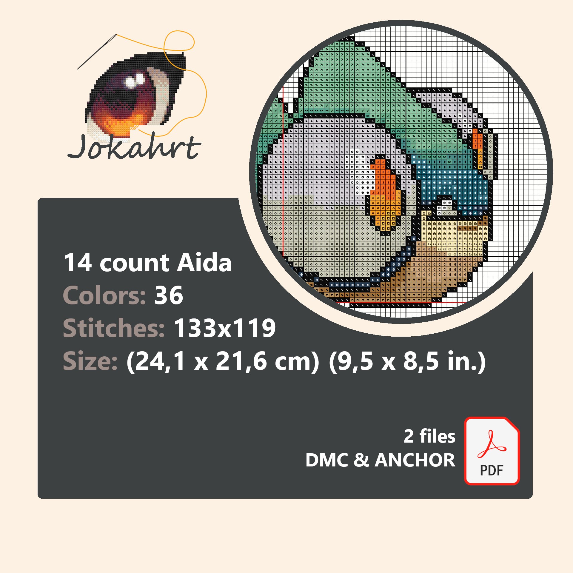 Chameleon Cross Stitch Pattern PDF, Lizard X-stitch Chart & Jungle ...